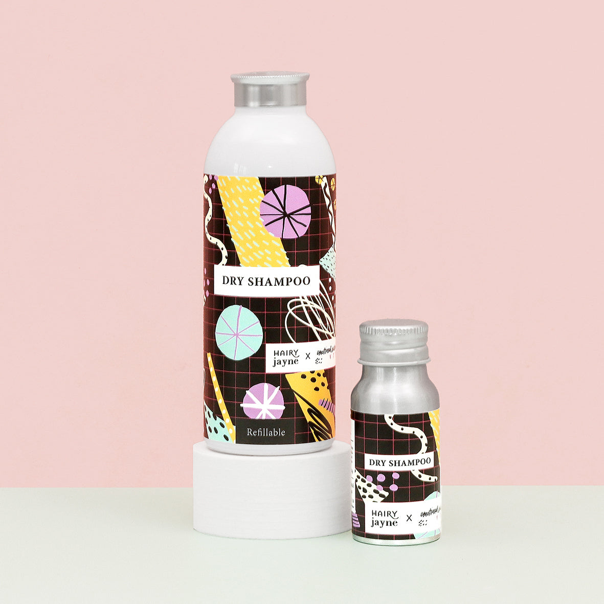 Refillable dry shampoo | dry shampoo powder | Hairy Jayne