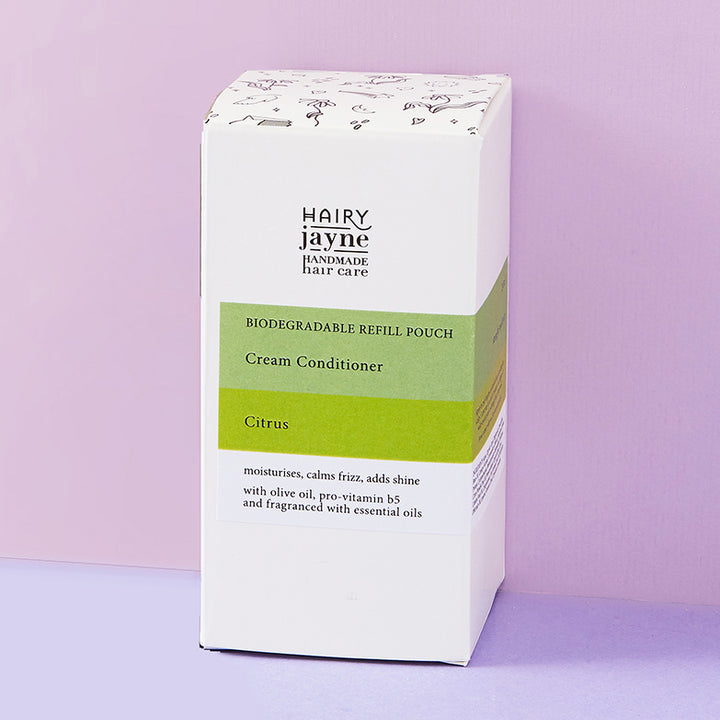 refillable hair products | shampoo + conditioner refills | Hairy Jayne