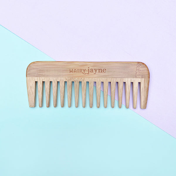 Bamboo comb | plastic free & biodegradable | Hairy Jayne
