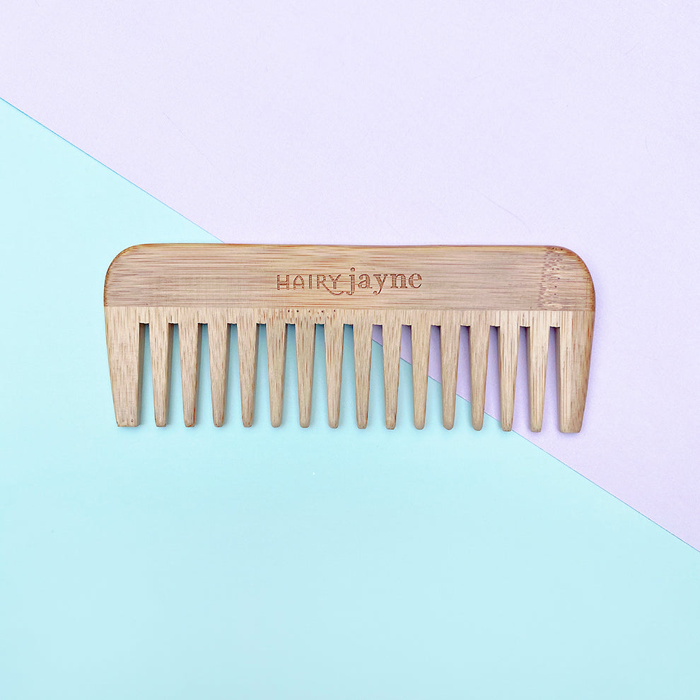 Bamboo comb | plastic free & sustainable hair care | Hairy Jayne
